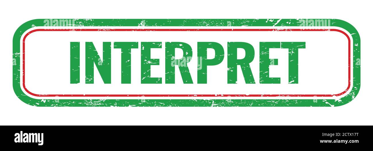 Interpret word hi-res stock photography and images - Alamy