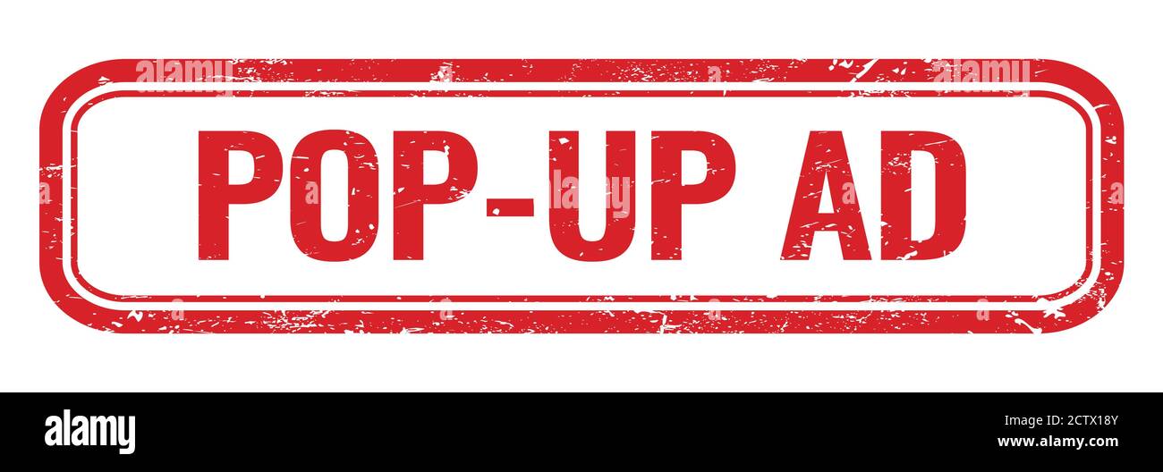 Pop up ad hi-res stock photography and images - Alamy