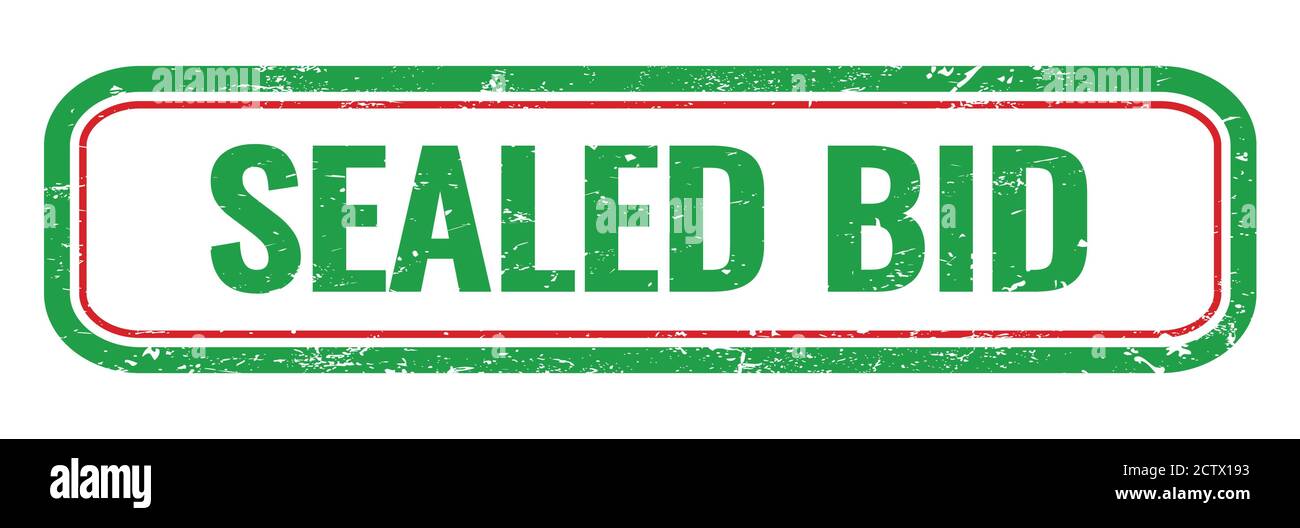 Sealed bid stamp hi-res stock photography and images - Alamy