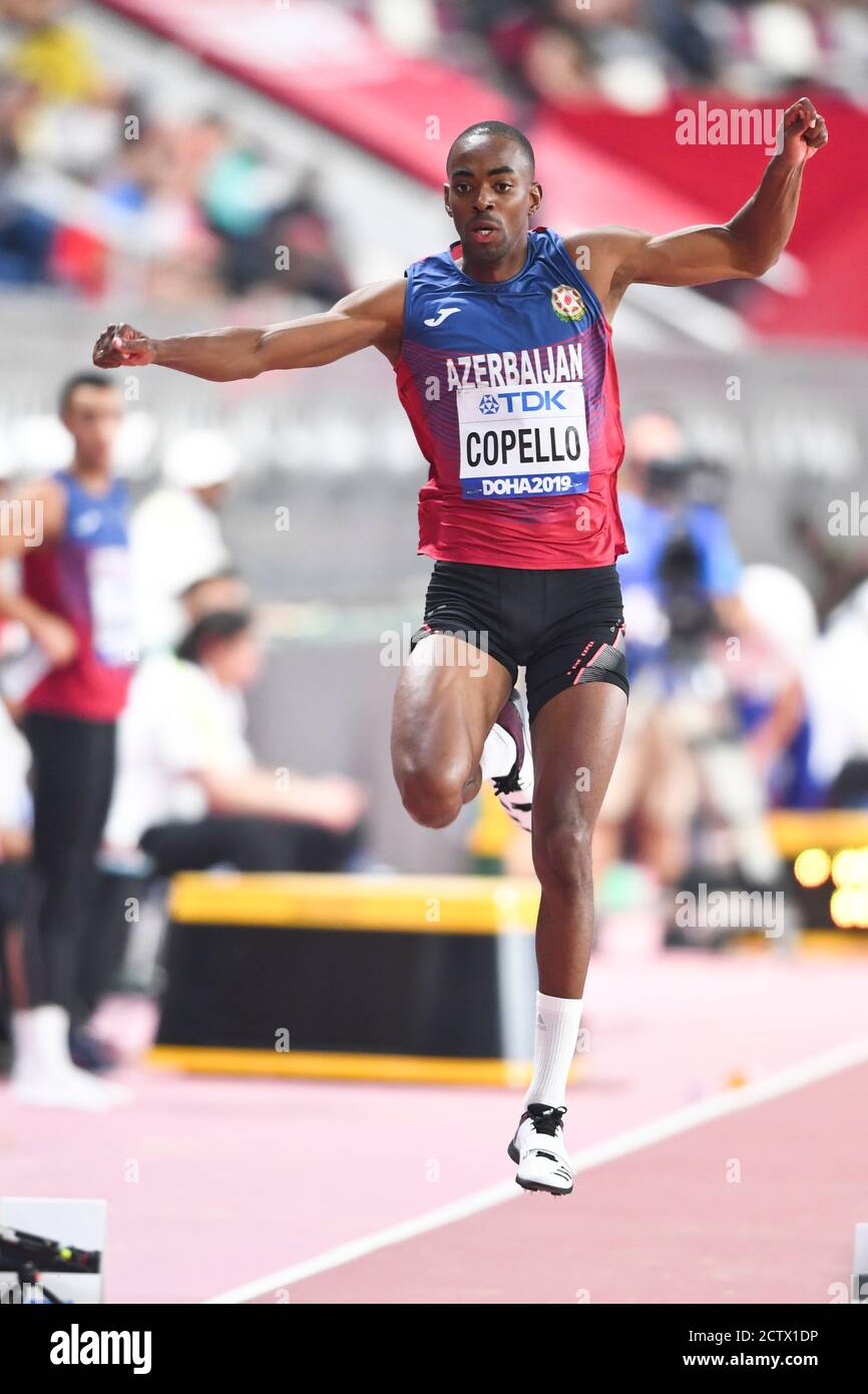 Alexis Copello (Azerbaijan). Triple Jump preliminary round. IAAF World ...