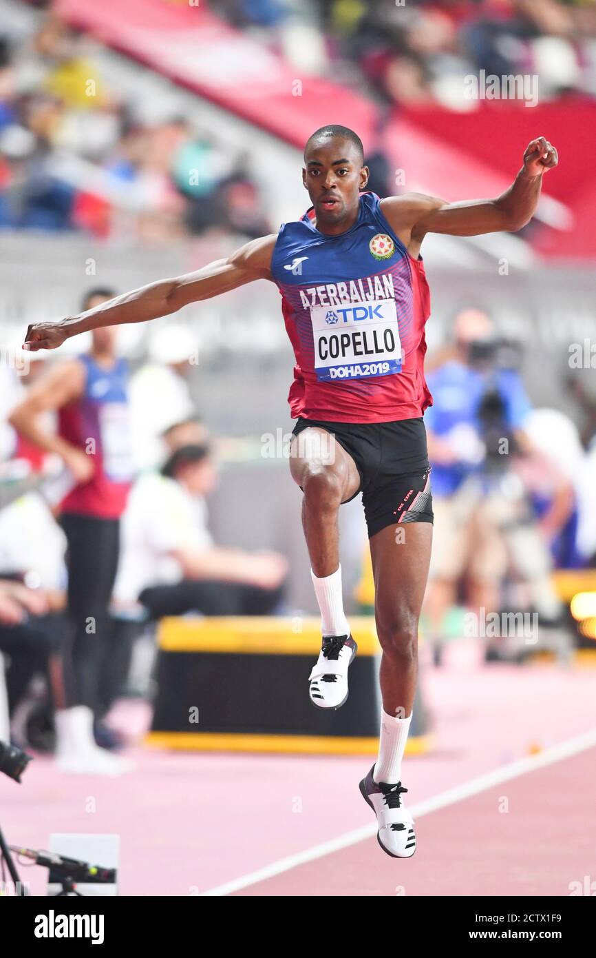 Alexis Copello (Azerbaijan). Triple Jump preliminary round. IAAF World ...