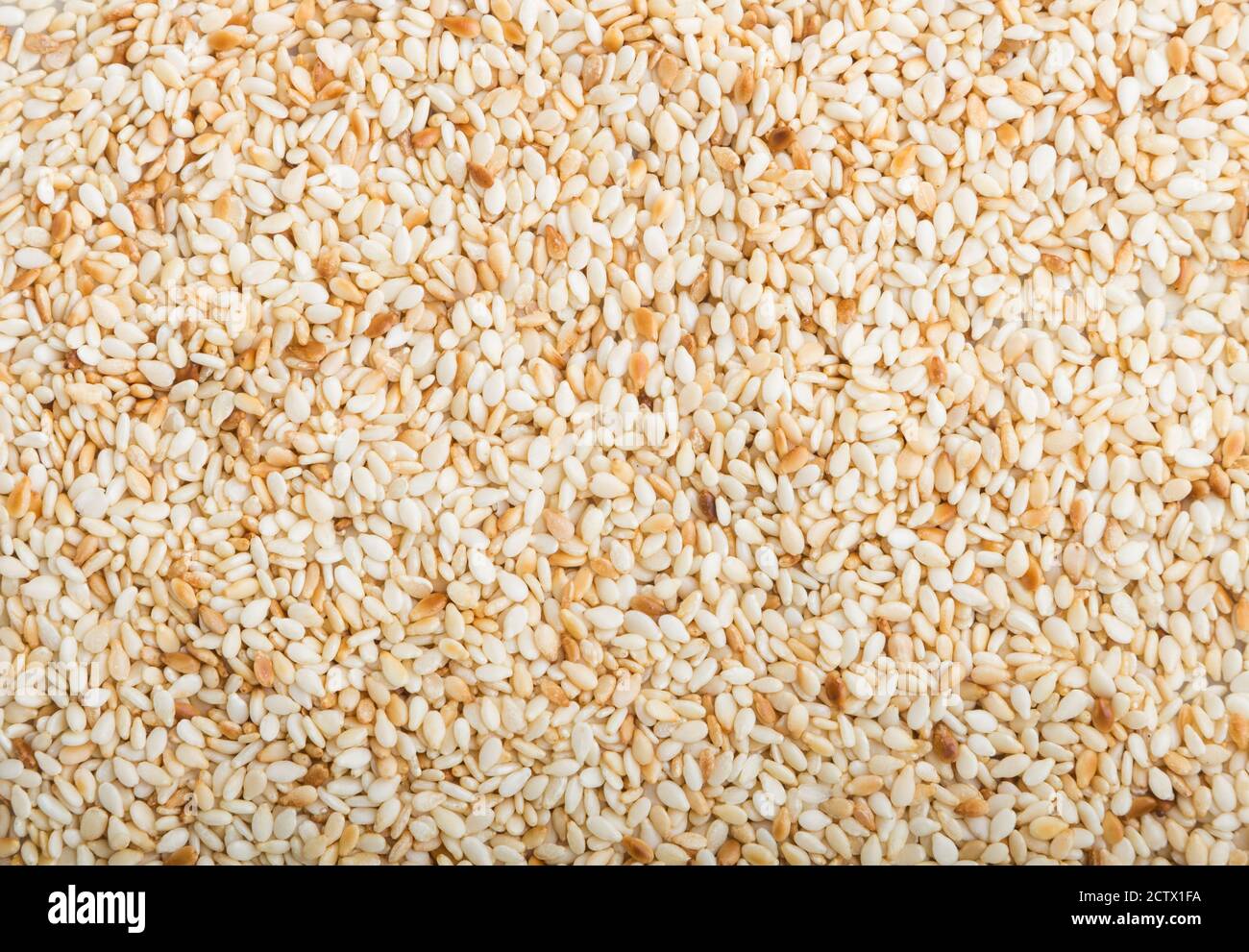 Texture of sesame seeds, top view, close up, flat lay Stock Photo - Alamy