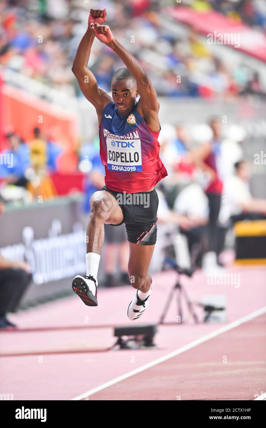 Alexis Copello (Azerbaijan). Triple Jump preliminary round. IAAF World ...