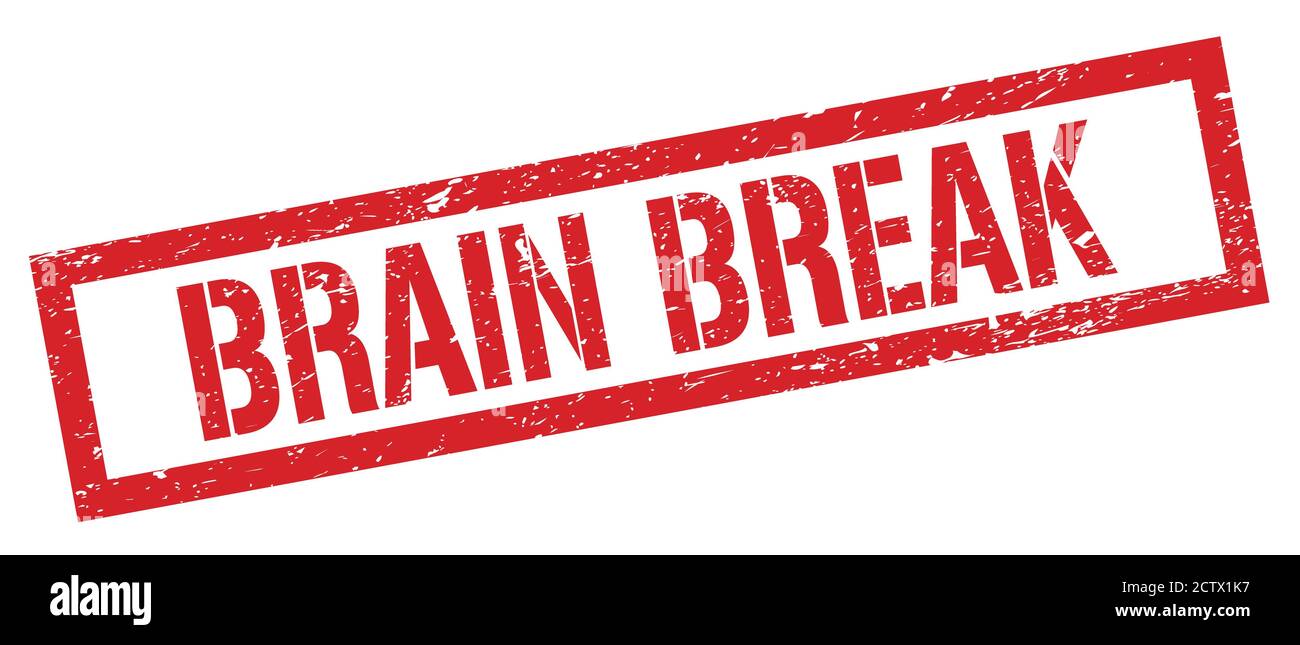 Brain break word hi-res stock photography and images - Alamy