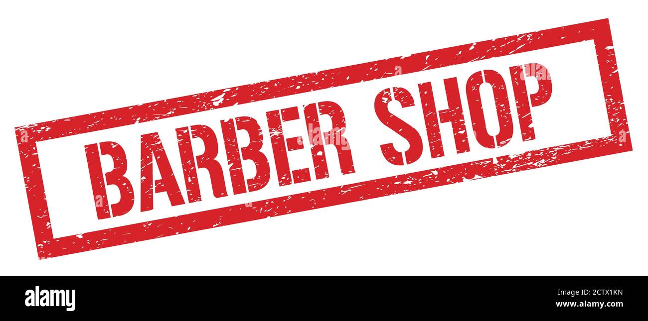 Barber shop stamp hi-res stock photography and images - Alamy