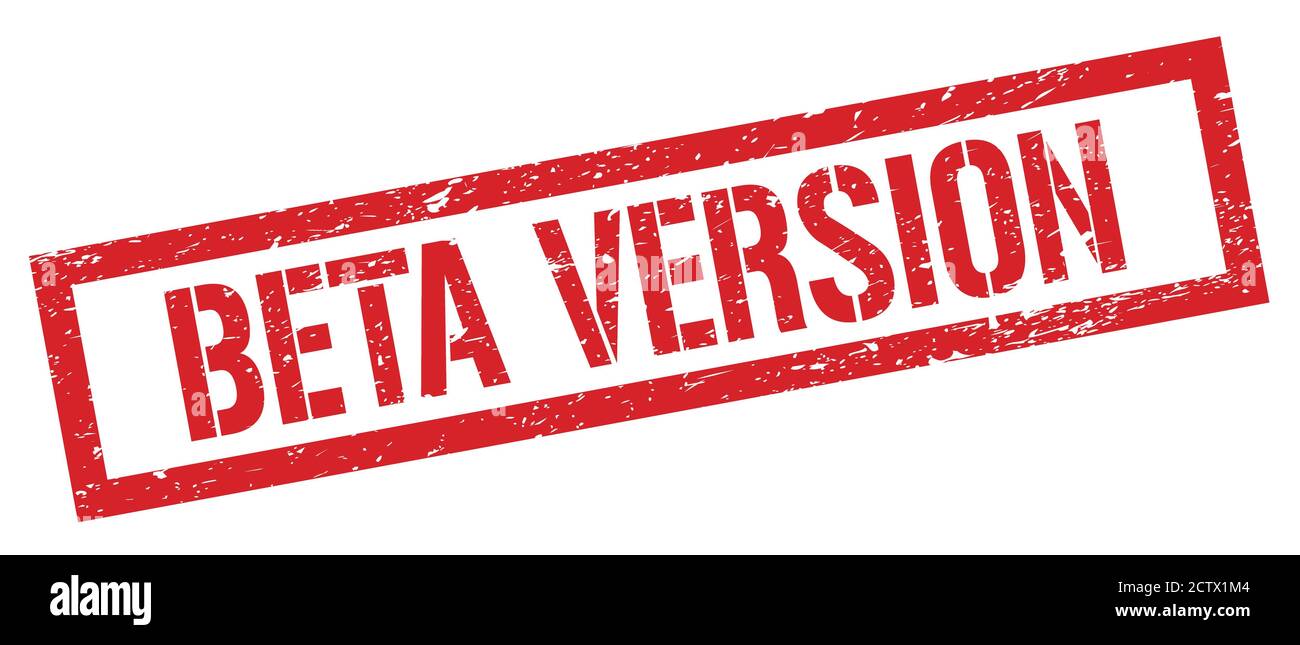 Beta version word hi-res stock photography and images - Alamy