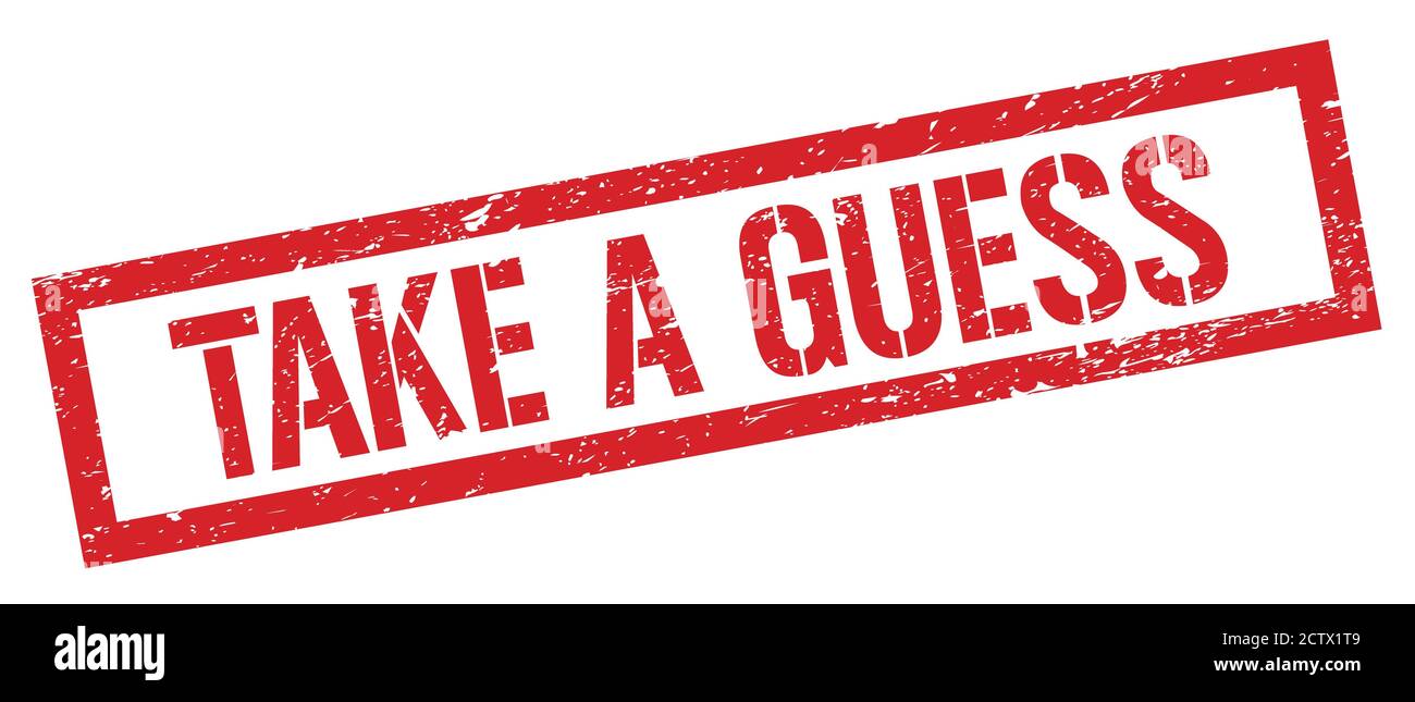 Take a guess word hi-res stock photography and images - Alamy