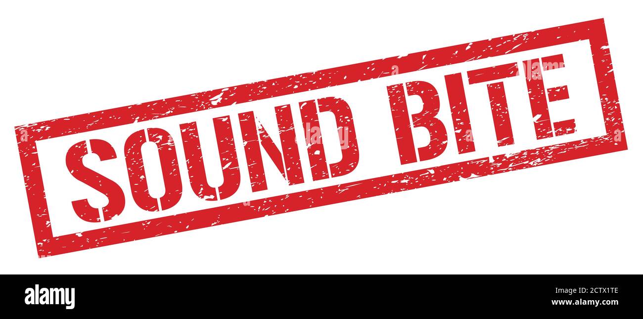 Sound bite word hi-res stock photography and images - Alamy