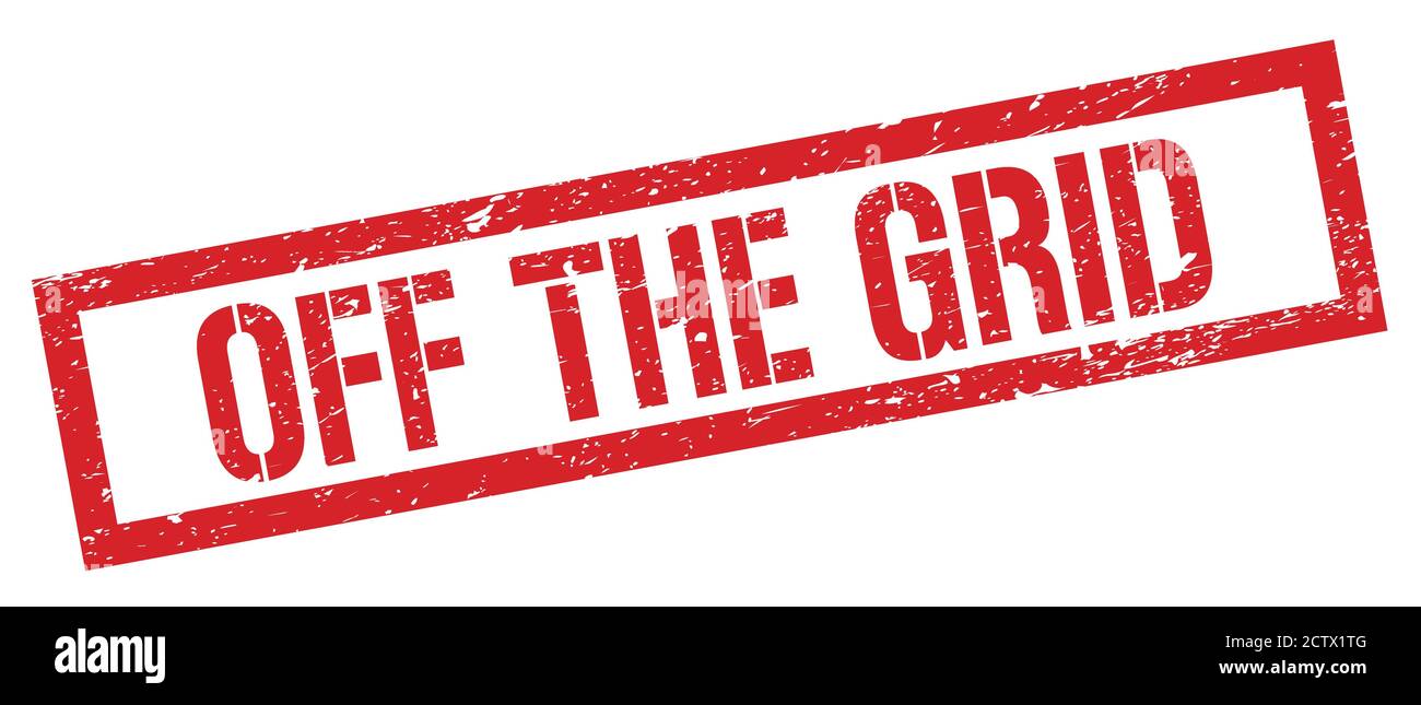 Off the grid stamp hi-res stock photography and images - Alamy