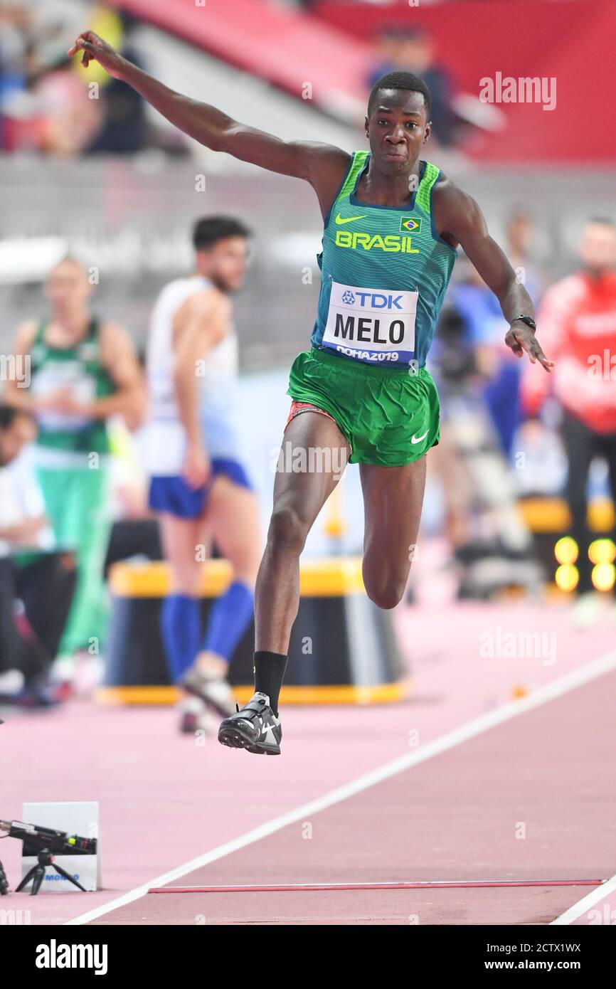 Alexsandro Melo (Brazil). Triple Jump preliminary round. IAAF World ...