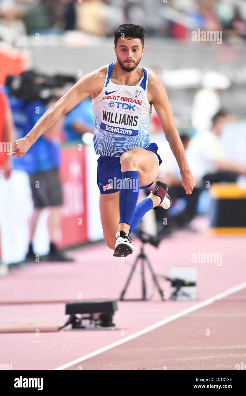 Benjamin williams triple jump hi-res stock photography and images - Alamy