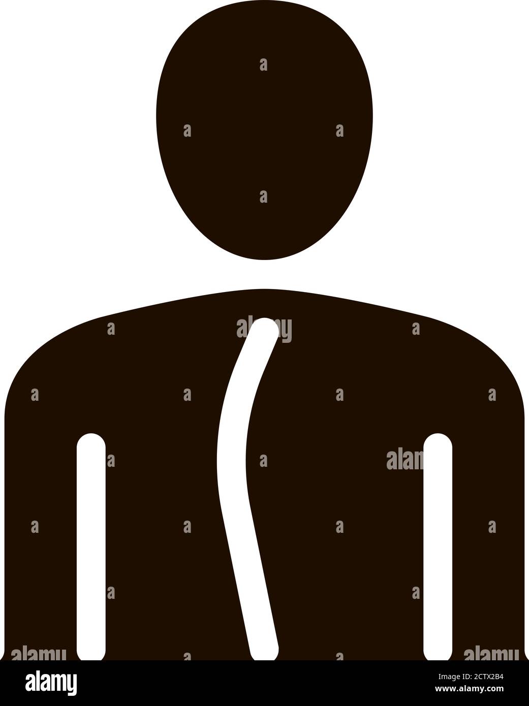 Curvature Spinal Column Orthopedic glyph icon Stock Vector Image & Art ...