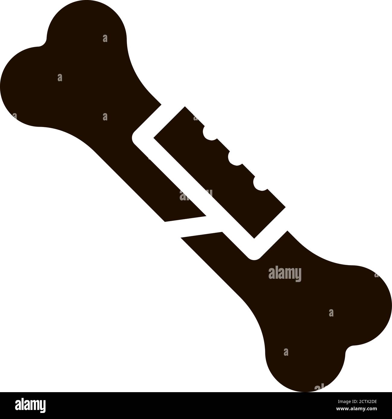 Treatment Broken Bone Orthopedic Bandage Vector Stock Vector Image ...
