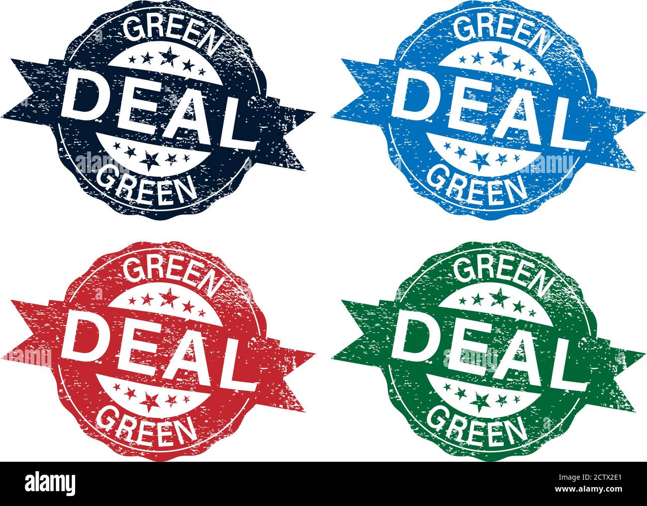 Great Deal Stamp Set. colored Vector Badge set Stock Vector Image & Art ...