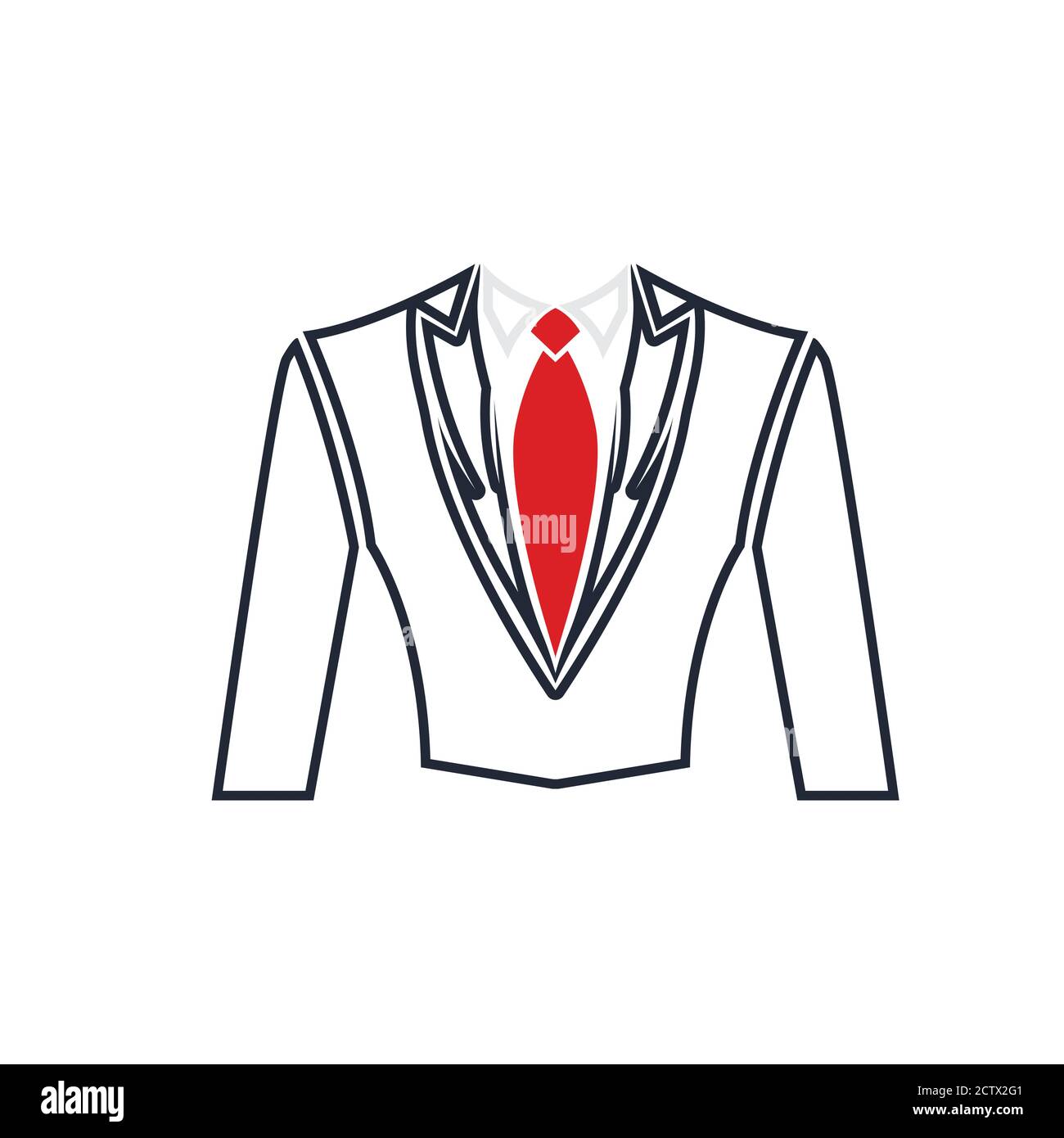 Vector coat tie for business design Stock Vector Image & Art - Alamy