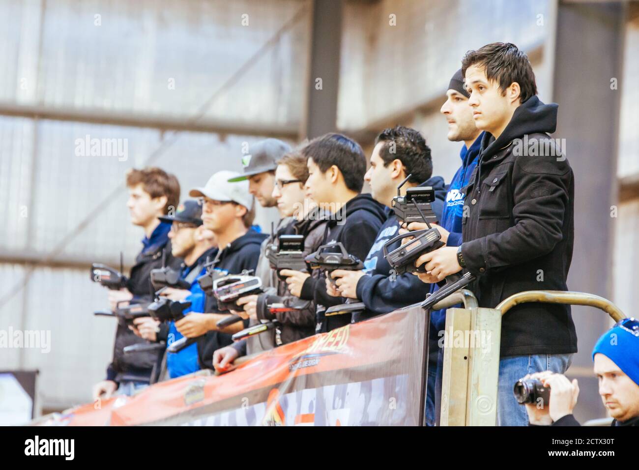 Indoor RC Car Race in Melbourne Australia Stock Photo - Alamy