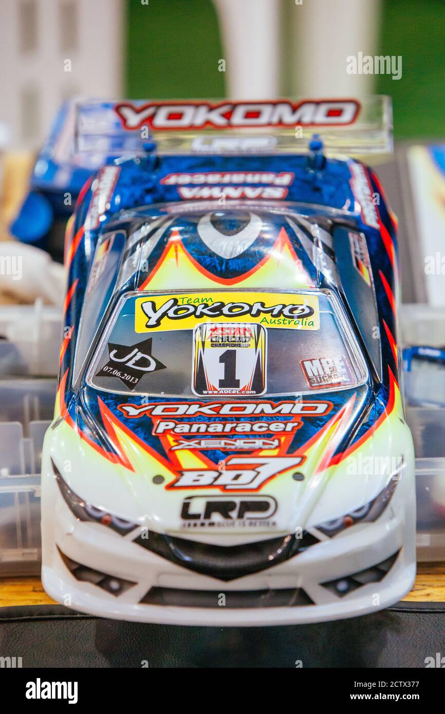 Indoor RC Car Race in Melbourne Australia Stock Photo - Alamy