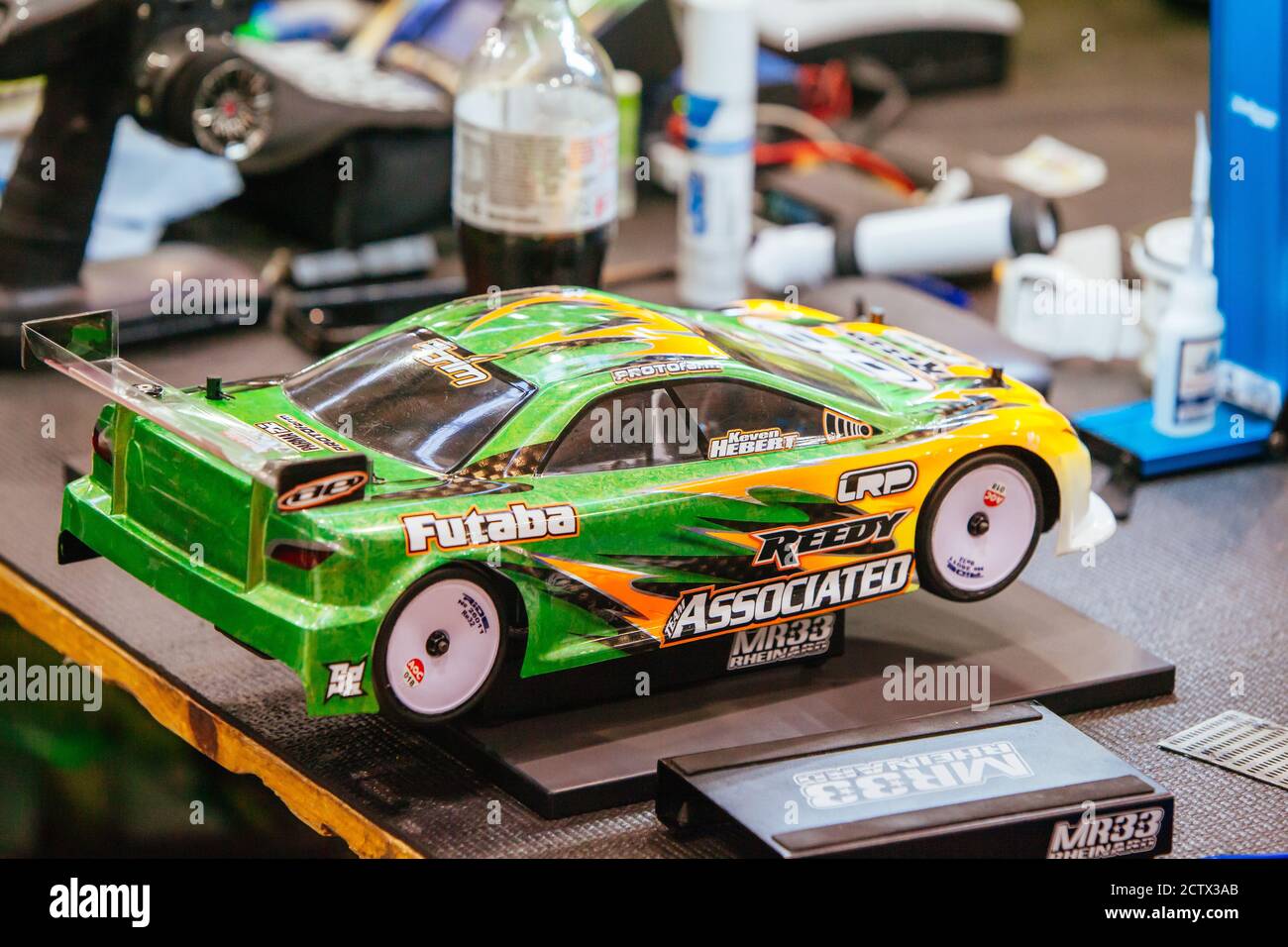 Indoor RC Car Race in Melbourne Australia Stock Photo - Alamy