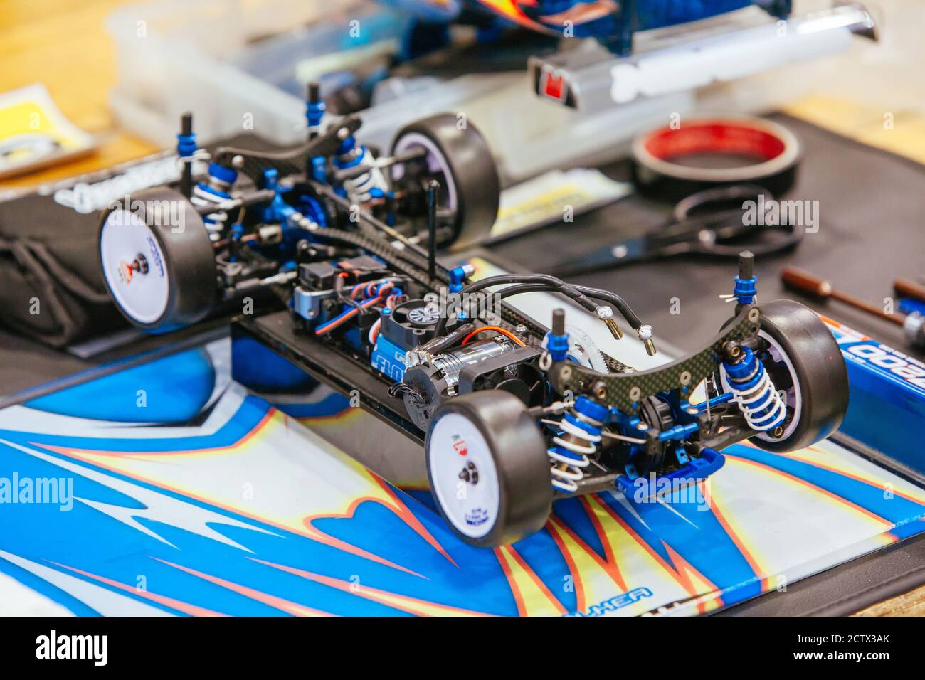Indoor RC Car Race in Melbourne Australia Stock Photo - Alamy