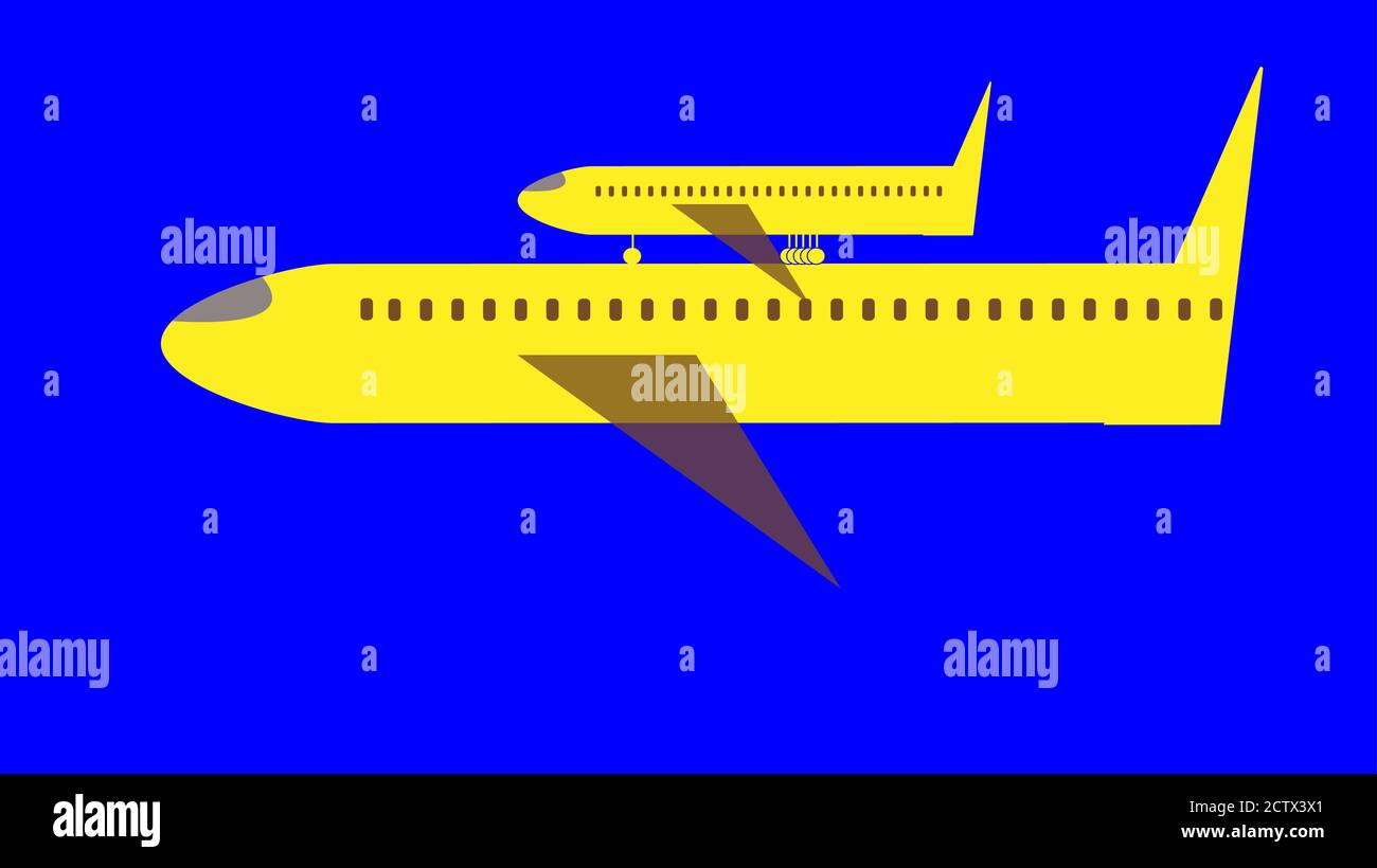 Airplane concept abstract background Stock Photo - Alamy