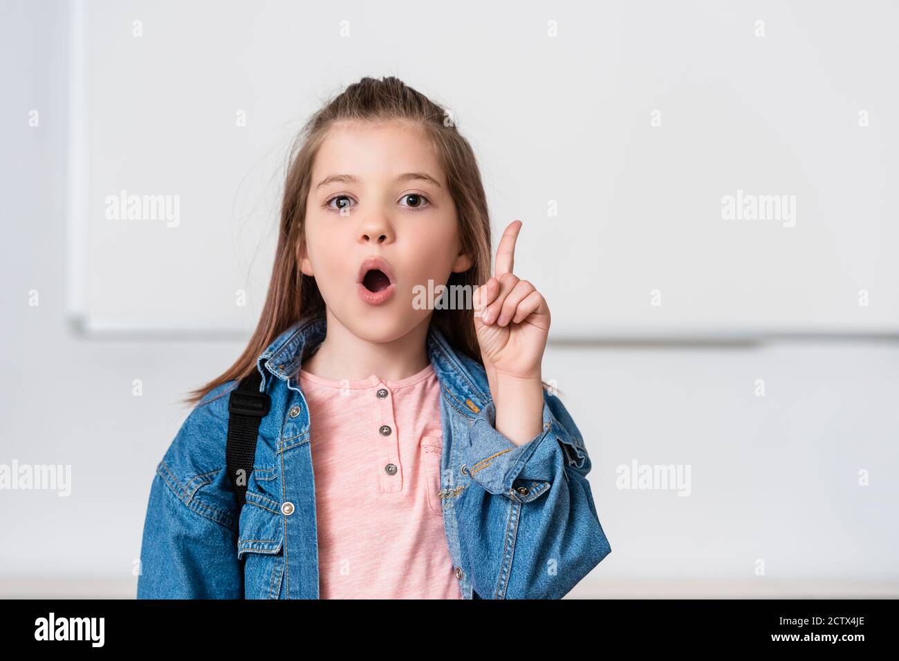 Kid excited classroom hi-res stock photography and images - Alamy