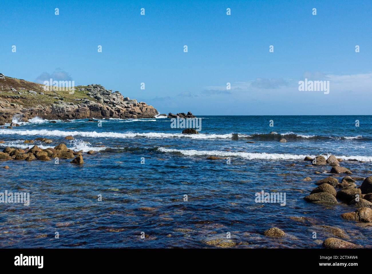 Porth Minick, St Mary's, Isles of Scilly Stock Photo - Alamy