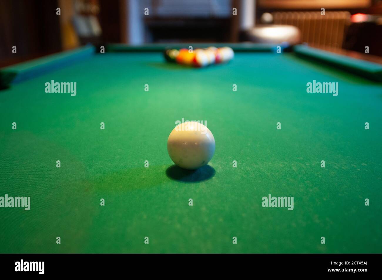Rack pool balls set up hi-res stock photography and images - Alamy