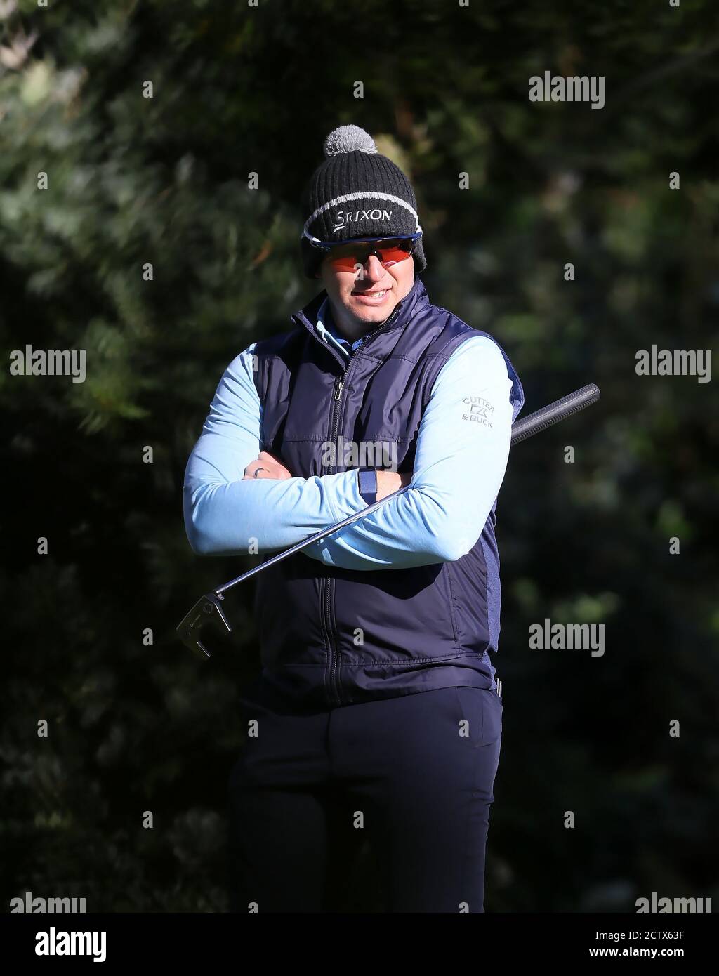 South Africa's Dean Burmeister on the ninth during day two of The Irish ...