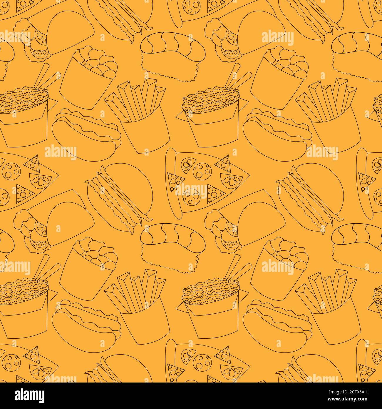 Take out box lunch Stock Vector Images - Alamy