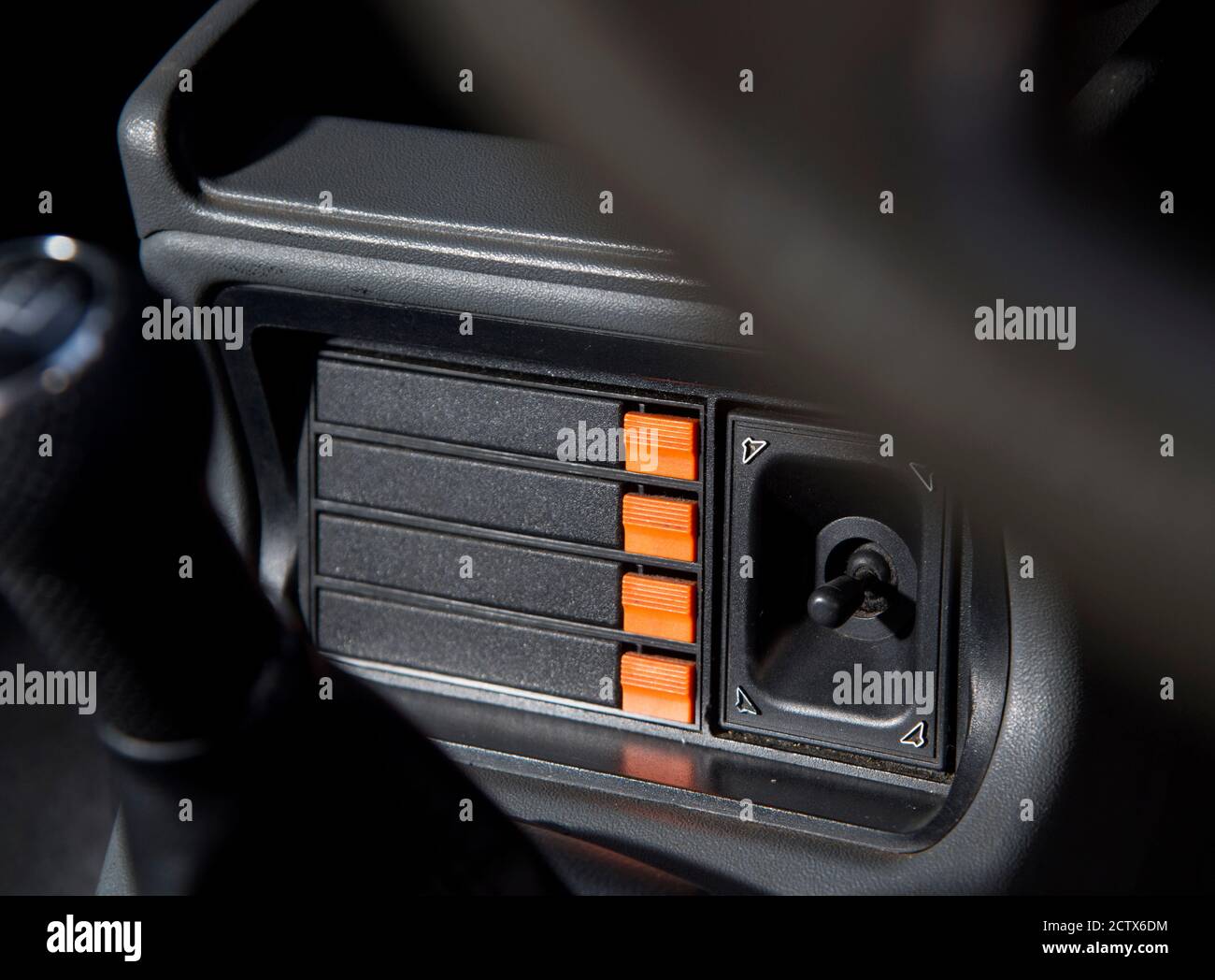 Modified Mk3 Ford Escort retro hatchback car Stock Photo - Alamy