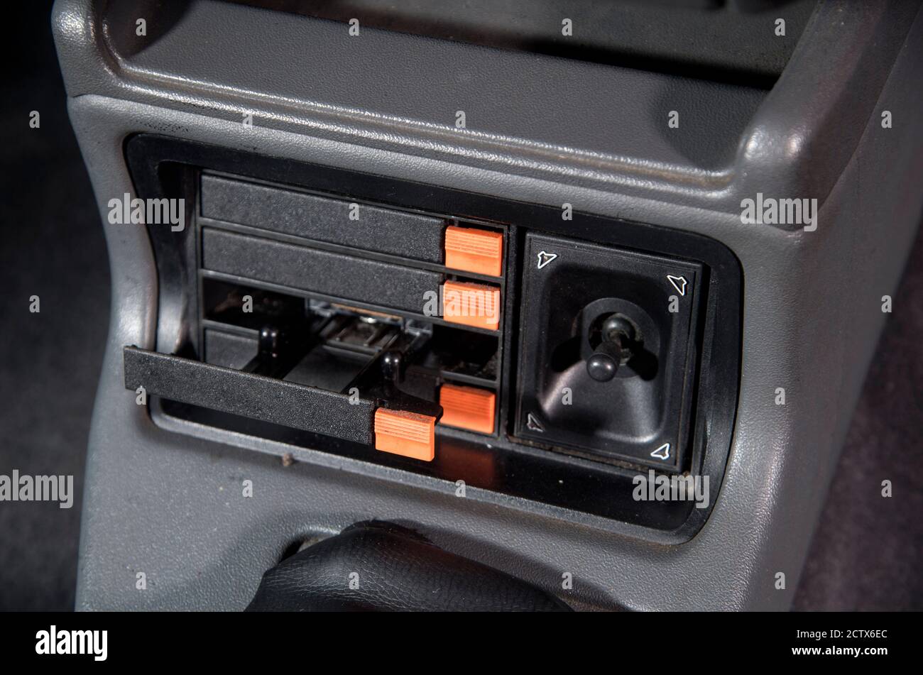 Modified Mk3 Ford Escort retro hatchback car Stock Photo - Alamy