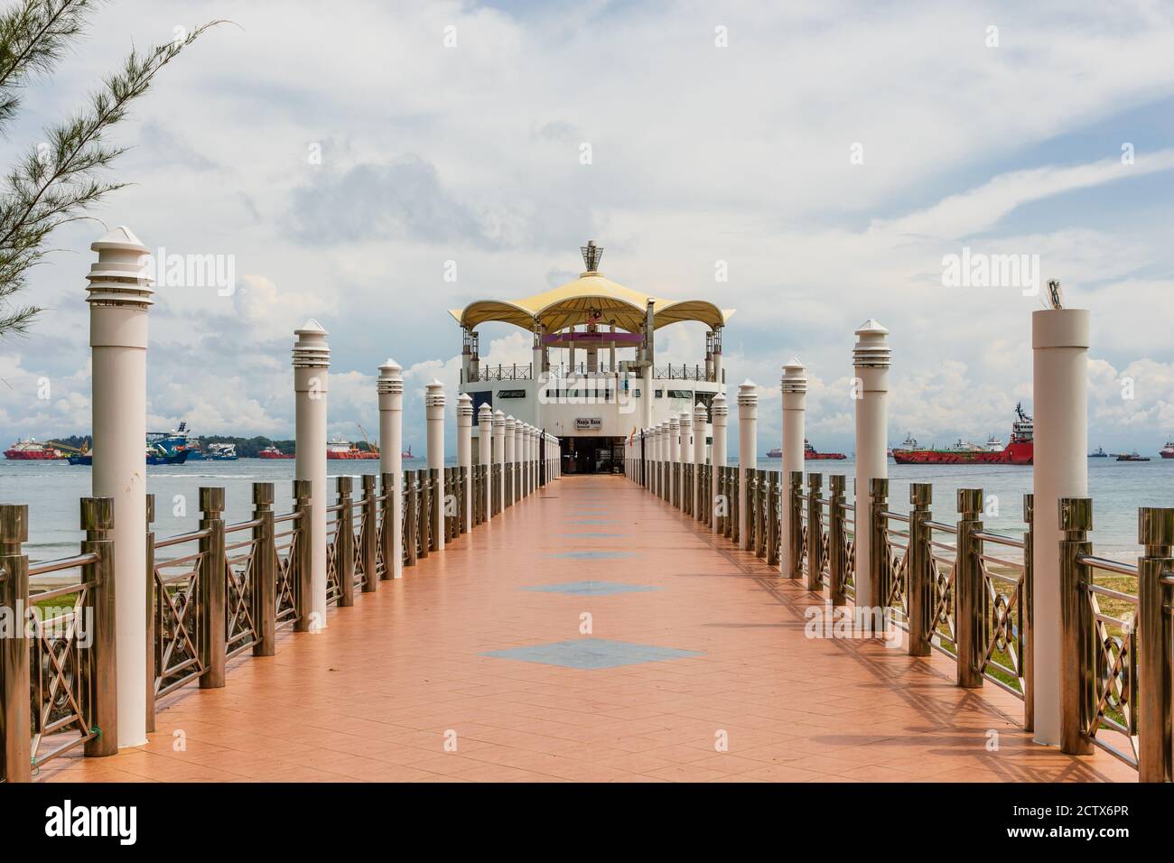 Labuan, Malaysia: "Manja Rasa" floating restaurant at the waterfront of ...