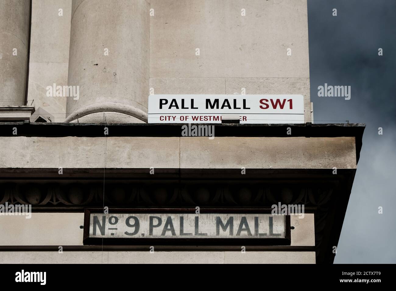 Pall mall street sign hi-res stock photography and images - Alamy