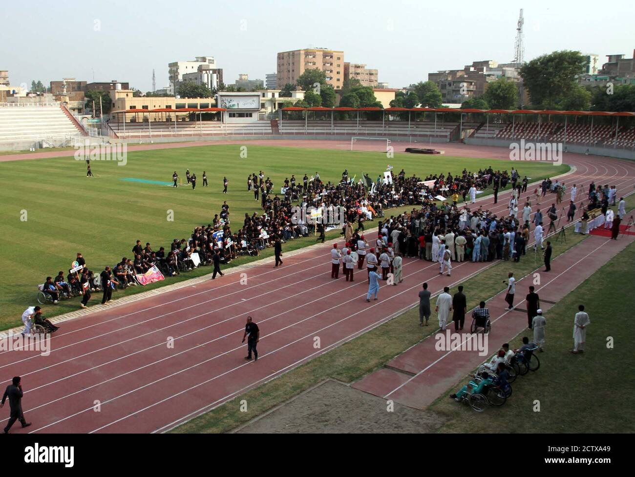 View of opening ceremony of the 28th National Sports Festival for ...