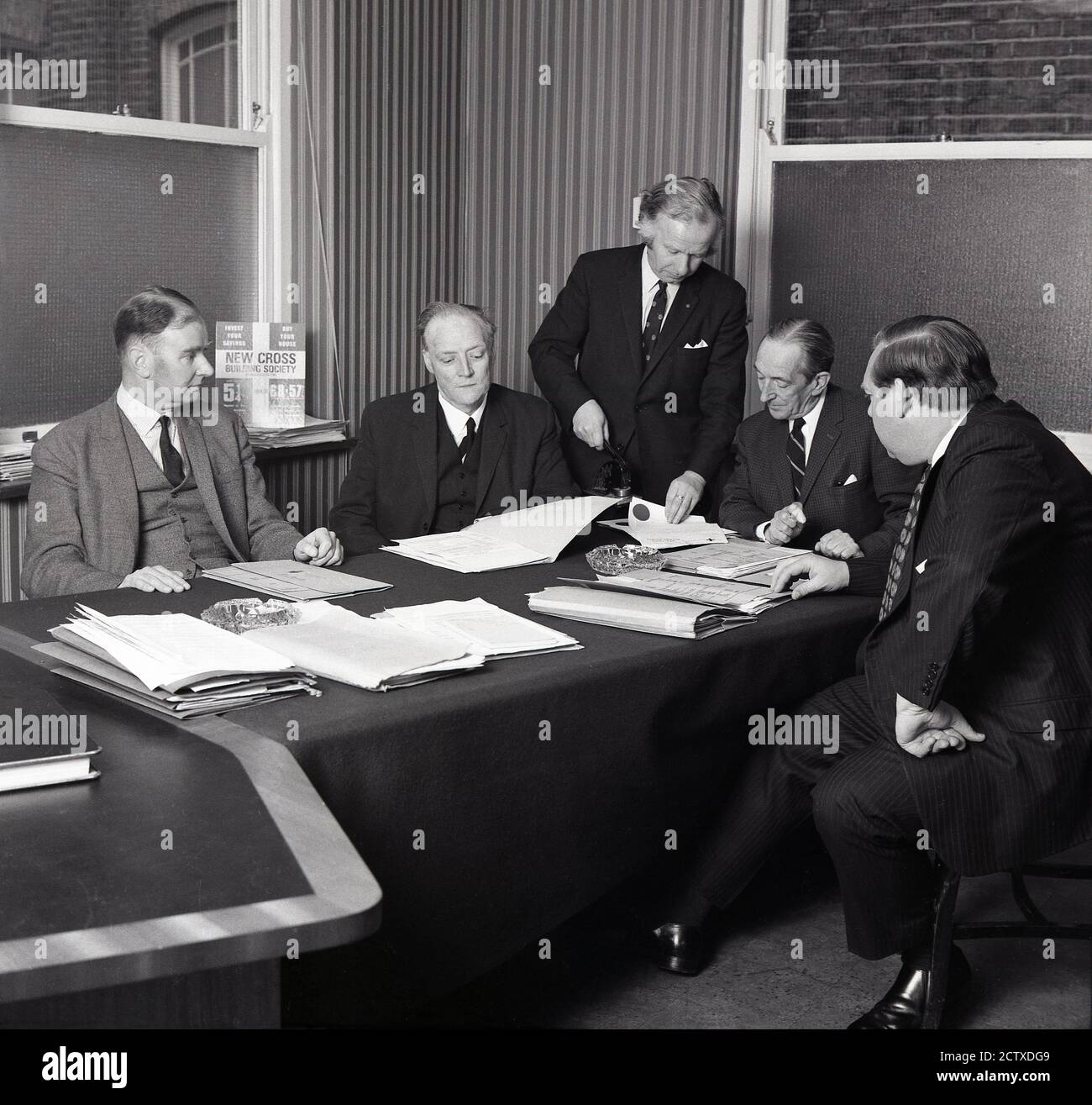 1960s business meeting hi-res stock photography and images - Alamy