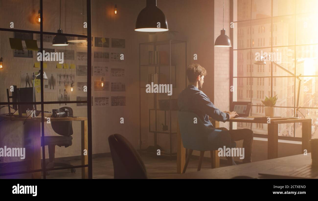 Man designing interior computer hi-res stock photography and images - Alamy