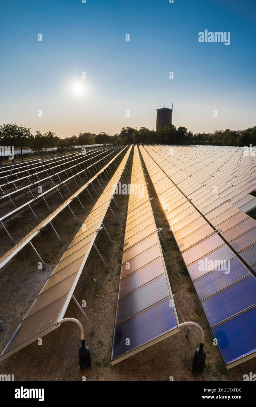 huge solar thermal power plant for district heating huge solar thermal ...