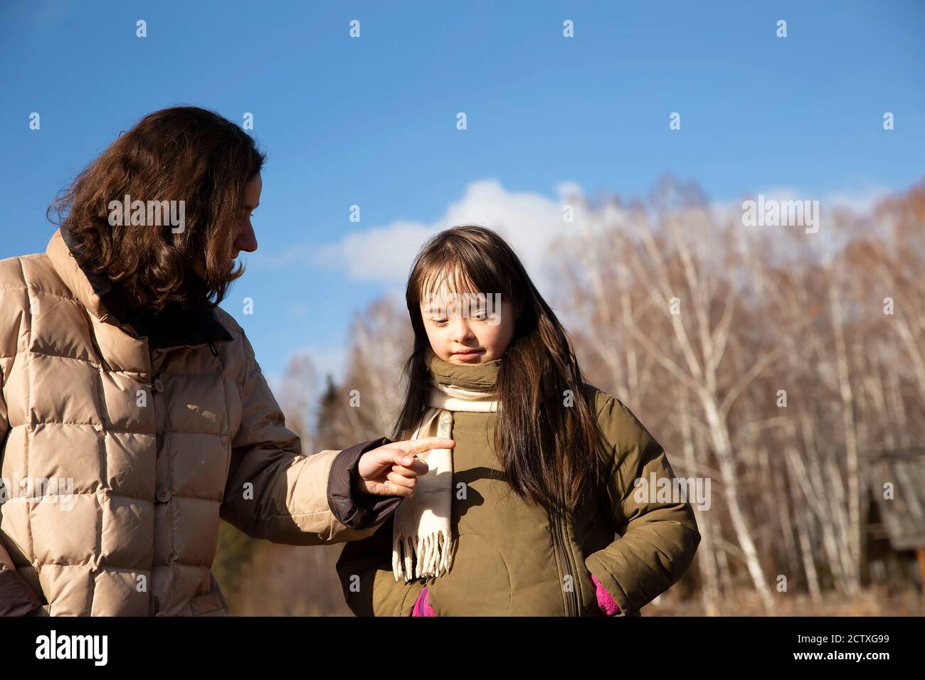 Family have fun in the country Stock Photo - Alamy