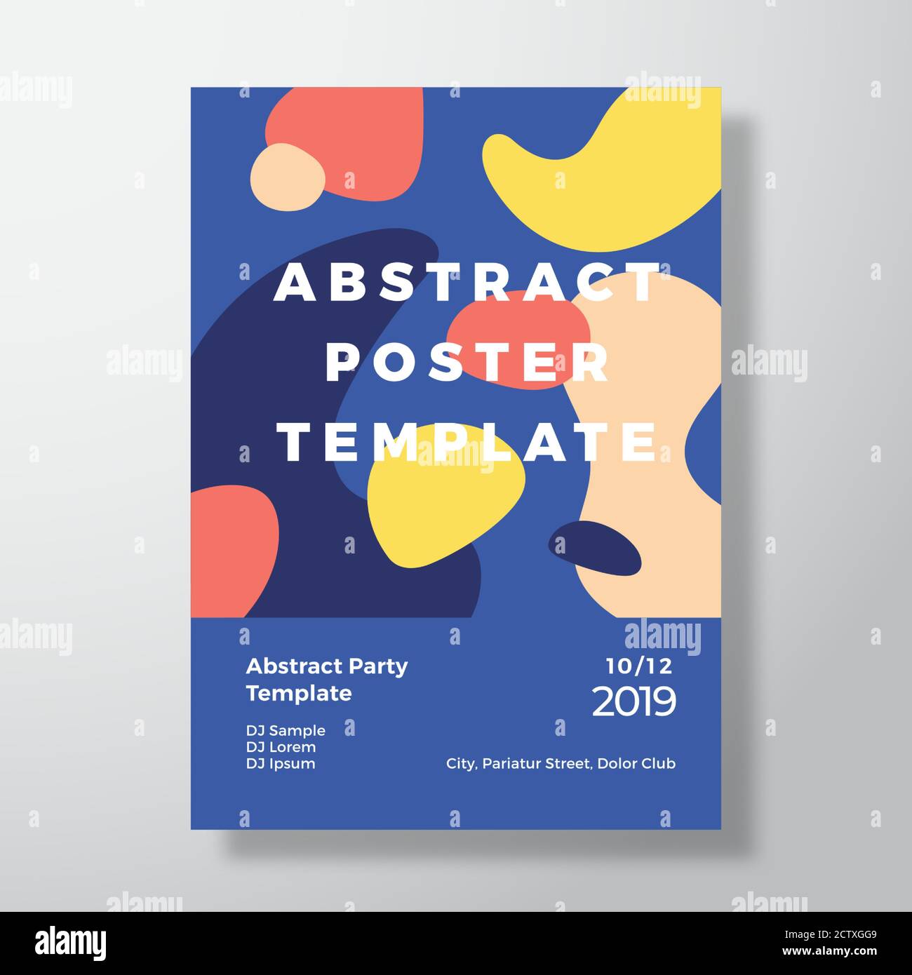 Club advert poster Stock Vector Images - Alamy