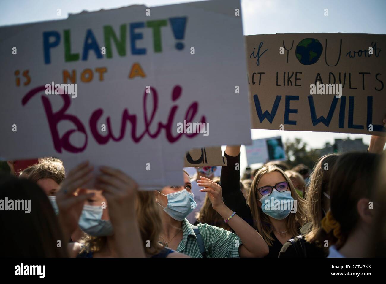 Climate justice slogans hi-res stock photography and images - Alamy