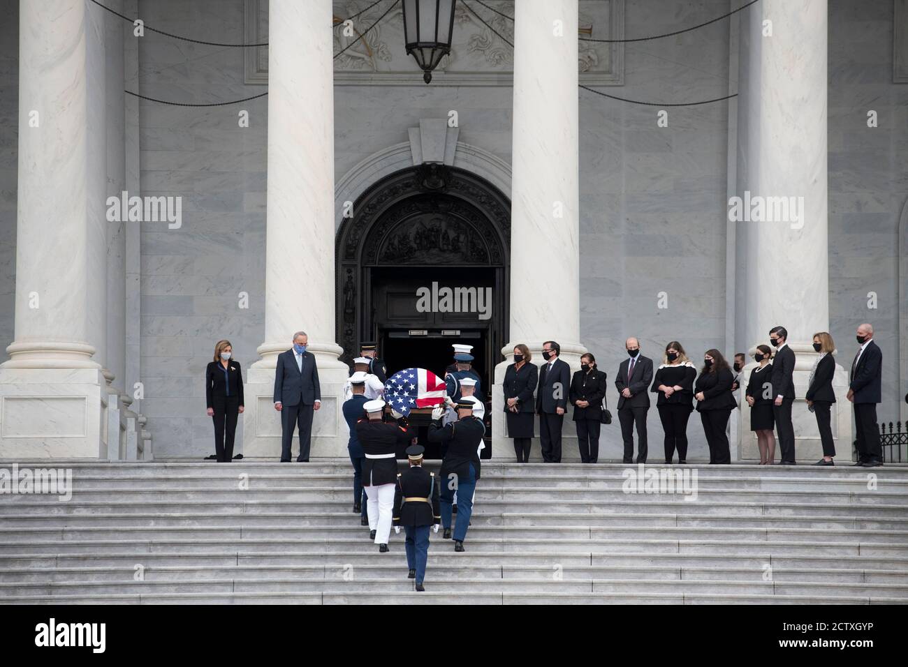 Washington, United States Of America. 25th Sep, 2020. The flag-draped ...