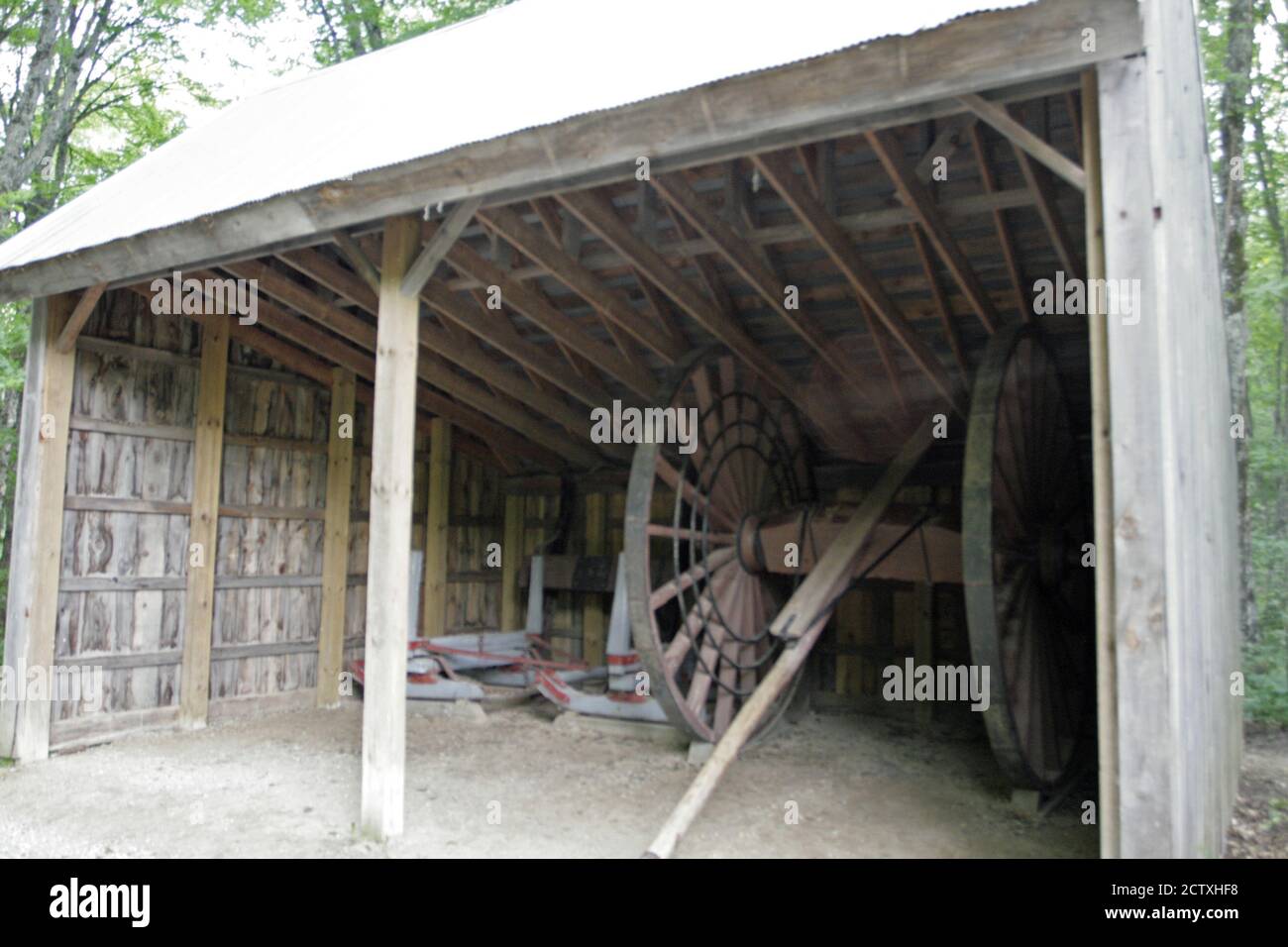 Old Logging Equipment, Pictured Rocks National Lakeshore, Michigan ...