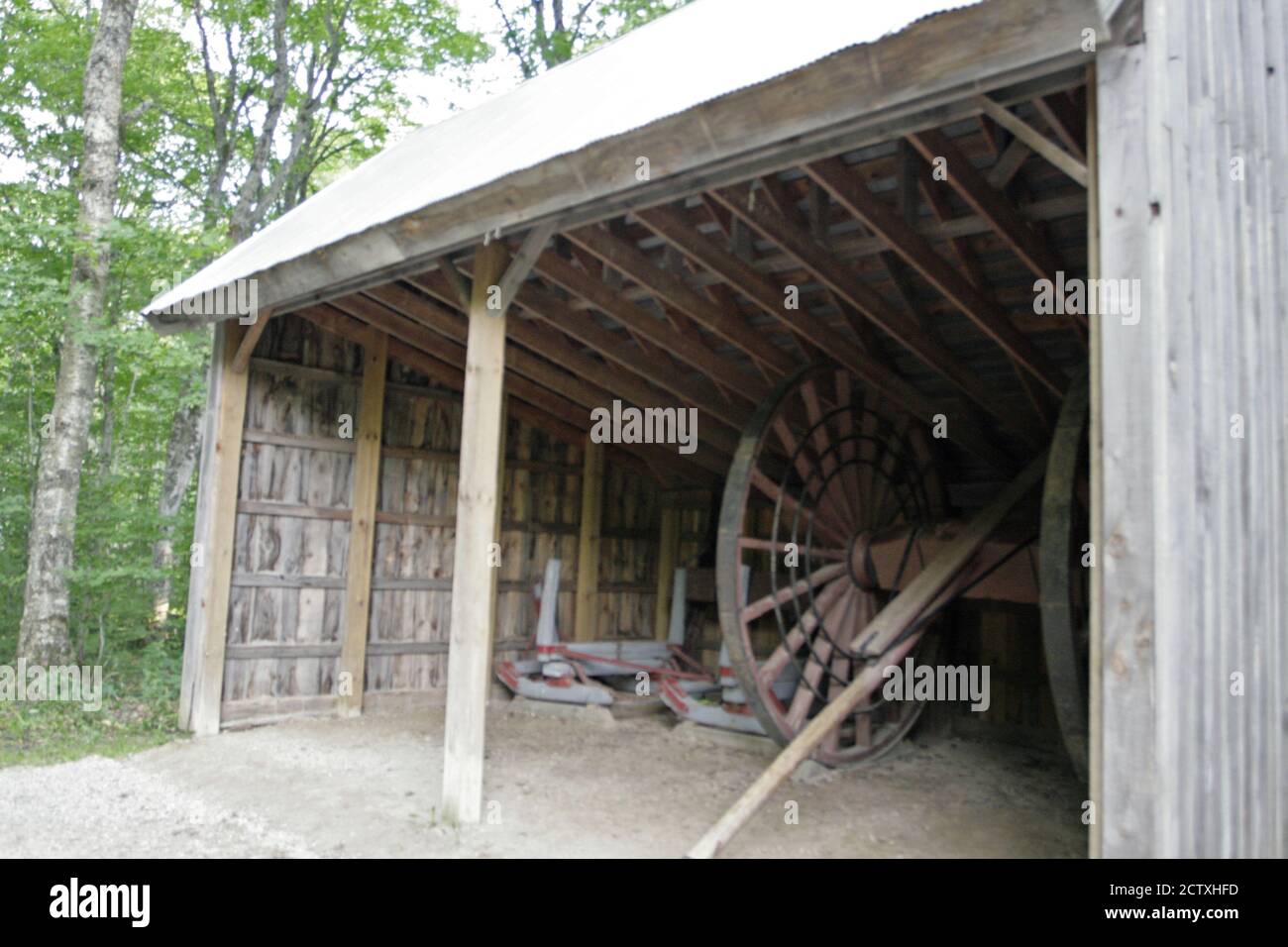 Old Logging Equipment, Pictured Rocks National Lakeshore, Michigan ...