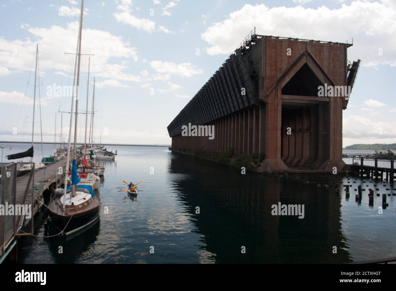 Ore Terminal, Marquette, Michigan Stock Photo - Alamy