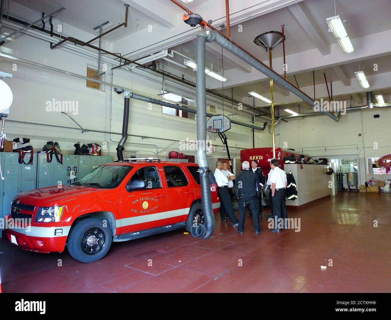 Inside a fire station hi-res stock photography and images - Alamy