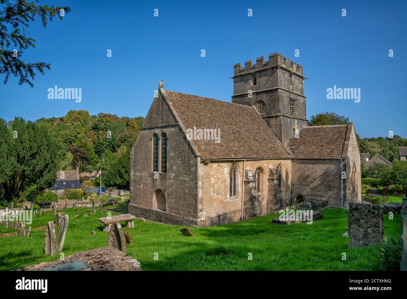 The Church of the Holy Cross, Avening, The Cotswolds, Gloucestershire ...