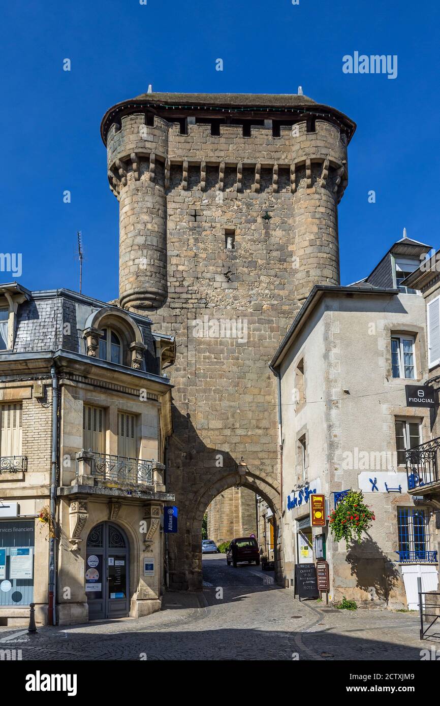 Old defensive entrance "Porte Saint-Jean" - La Souterraine, Creuse (23 ...