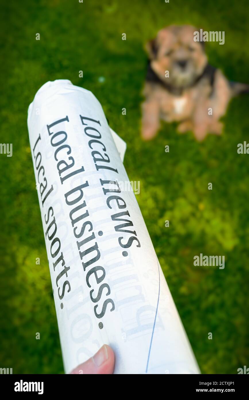 Close up financial newspaper hi-res stock photography and images - Alamy