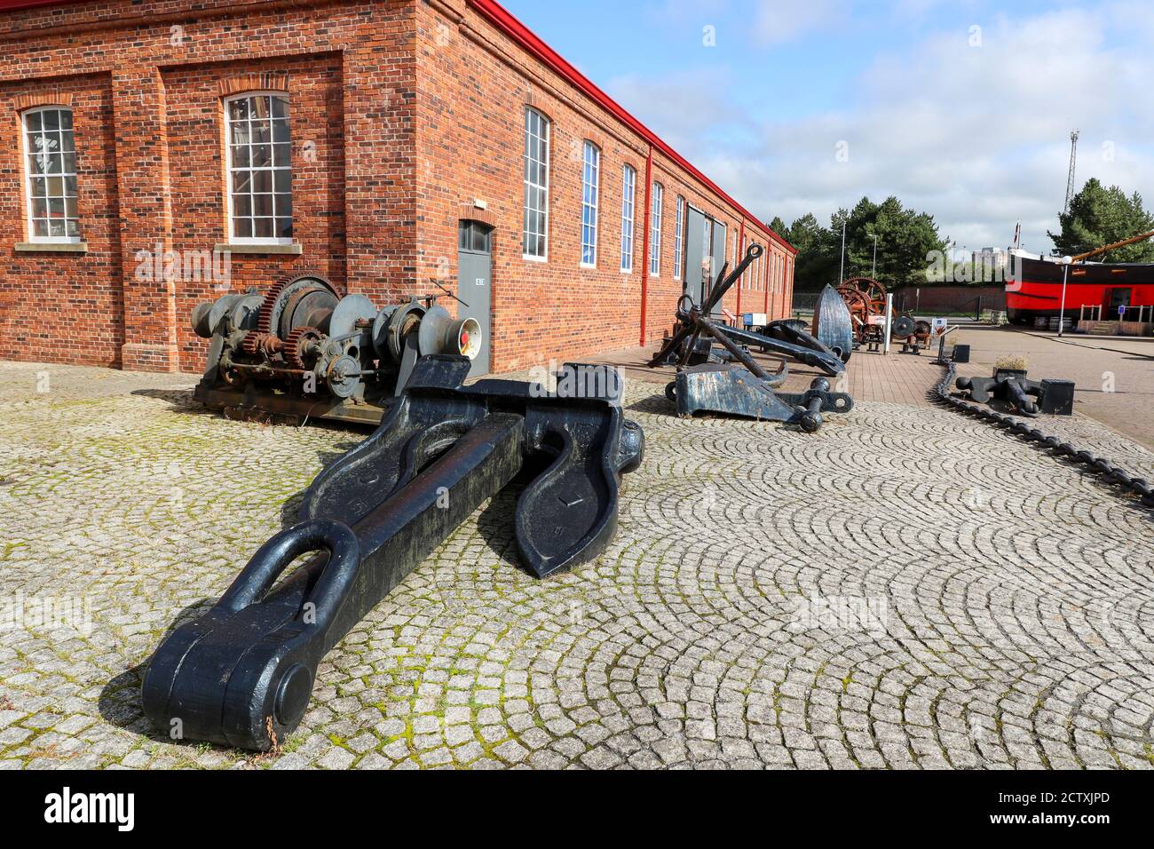 Linthouse maritime museum, Irvine, Ayrshire, Scotland, UK with ...