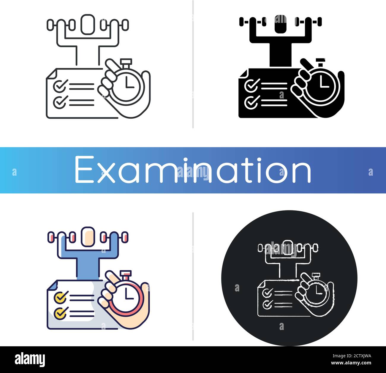 Physical examination icon black hi-res stock photography and images - Alamy